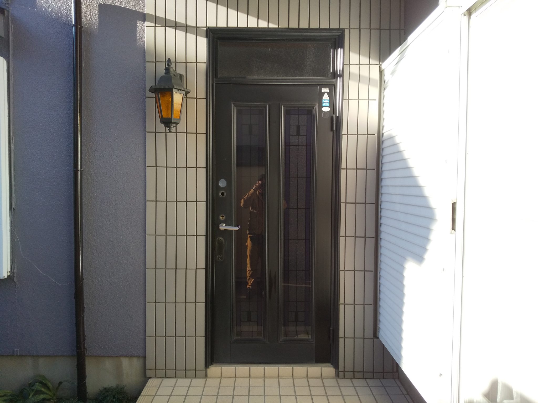 玄関ドアリフォーム4000事例目です【YKKAPドアリモE03】さいたま市の事例