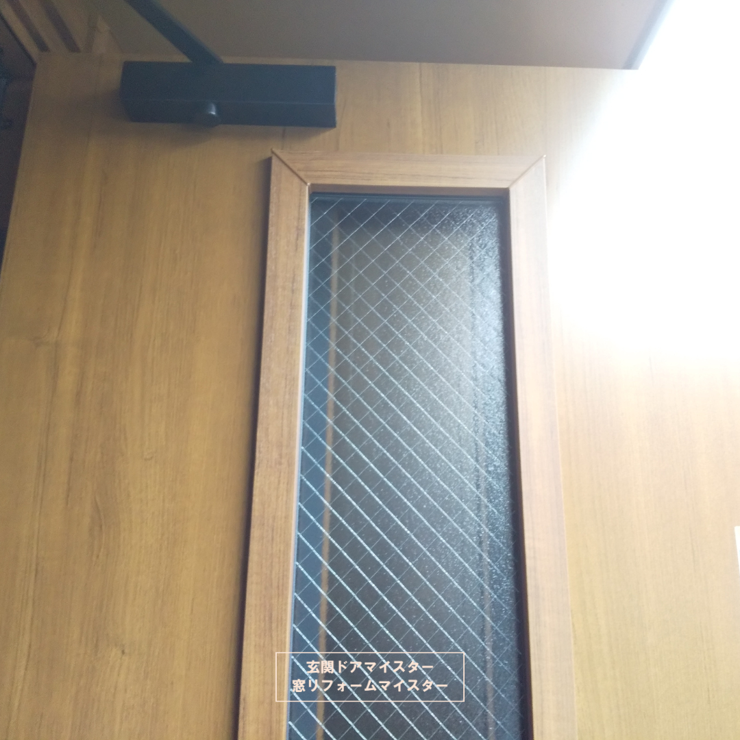 都の補助金満額の16万円！ドアリモの断熱ドアにリモコンキー付きです【YKKAPドアリモN10防火戸】多摩市の事例