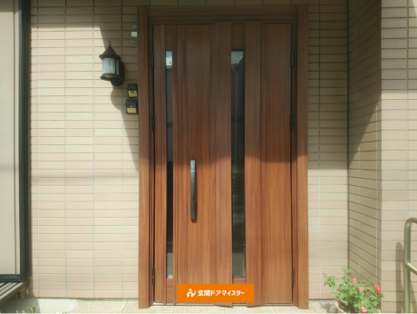 カギが楽、寒さを伝えない、風が通せる、3拍子揃ったドアです【YKKAPドアリモC04T】千葉市の事例